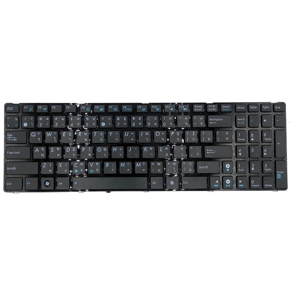 KEYBOARD ASUS คีย์บอร์ด เอซุส K52 N53 N61V N60 N61J N61 msbS ...