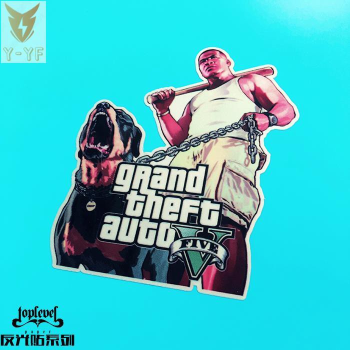 Tlp สติ๊กเกอร์สะท้อนแสง R Star Gta สําหรับติดตกแต่งรถยนต์ - 3qclqnfs2 ...