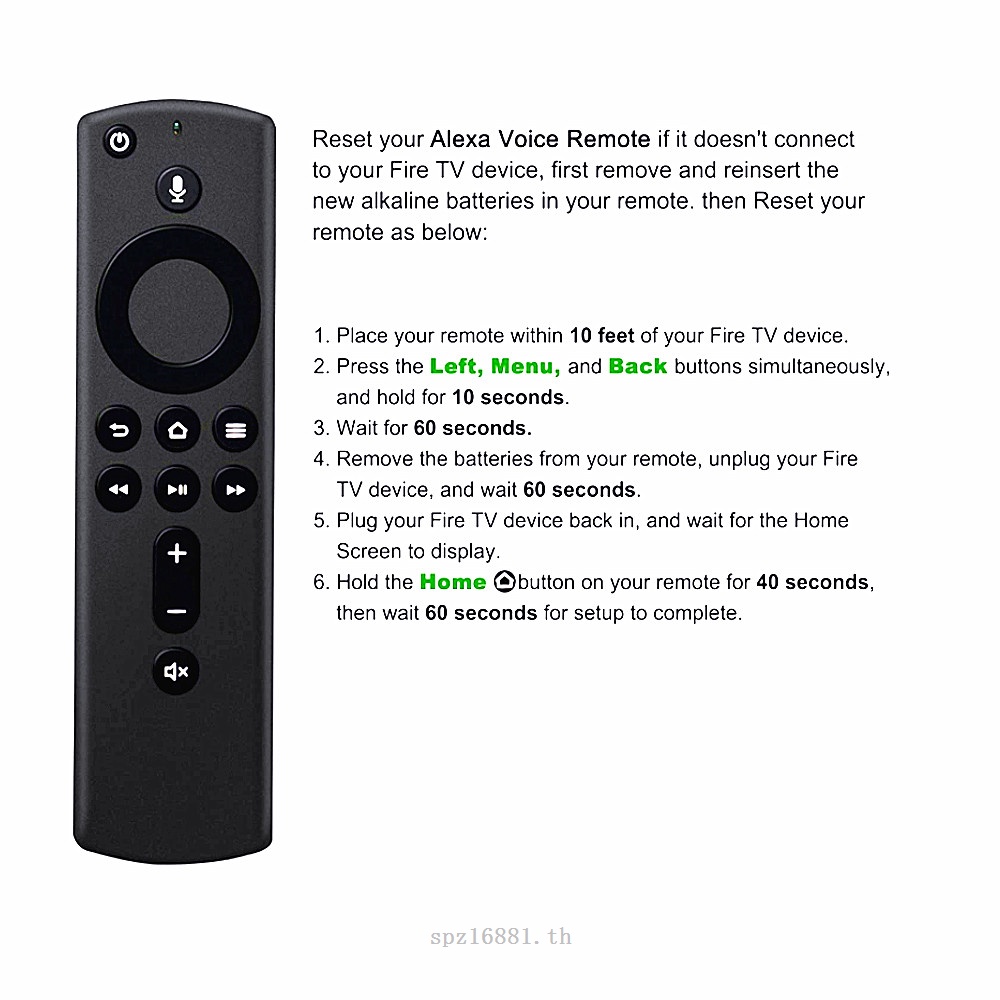 L5b83h รีโมตควบคุมด้วยเสียง สําหรับ 3rd Gen Amazon Fire TV 2020 Release ...