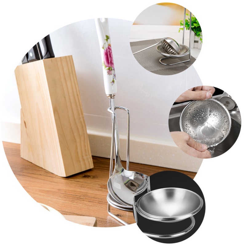 2pcs Practical Spoon Racks Ladle Holders Kitchen Storage Racks Assorted ...