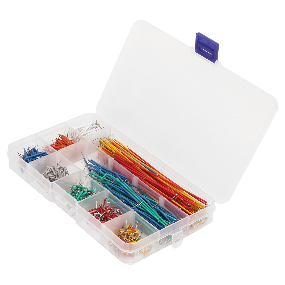 560pcs U Shape Solderless Breadboard Jumper Cable Wire Kit สำหรับ PCB ...