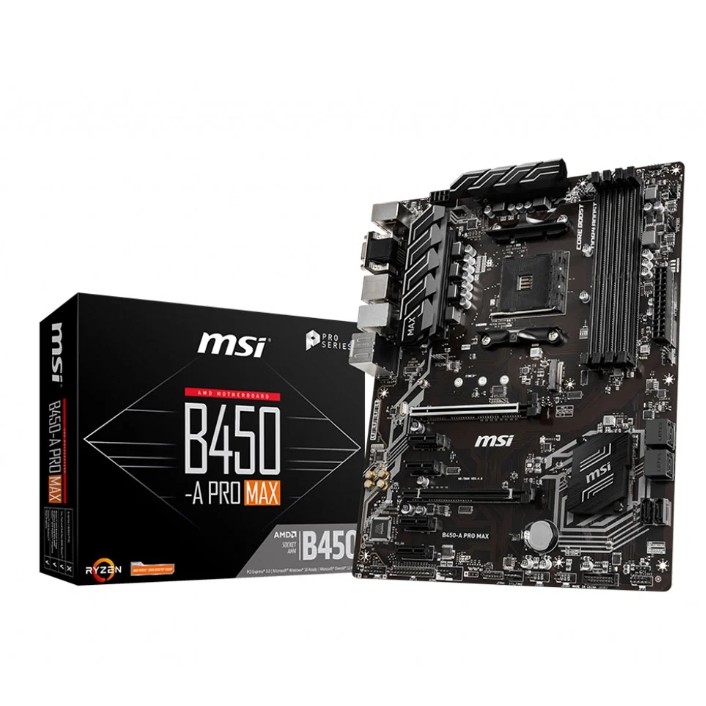 MSI B450-A PRO MAX AM4 MAINBOARD(เมนบอร์ด) - jib_officialshop - ThaiPick
