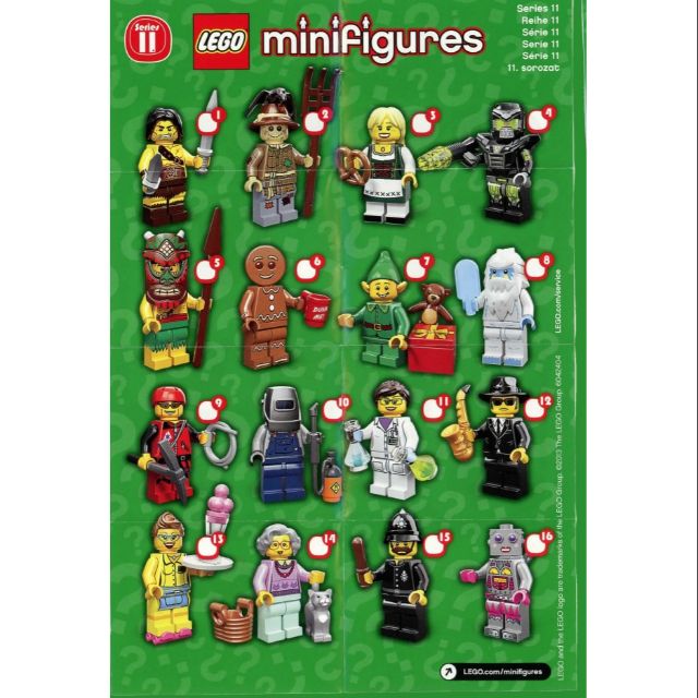 Lego Minifigures Series 11 เลโก้ มือสอง สภาพดี | Shopee Thailand