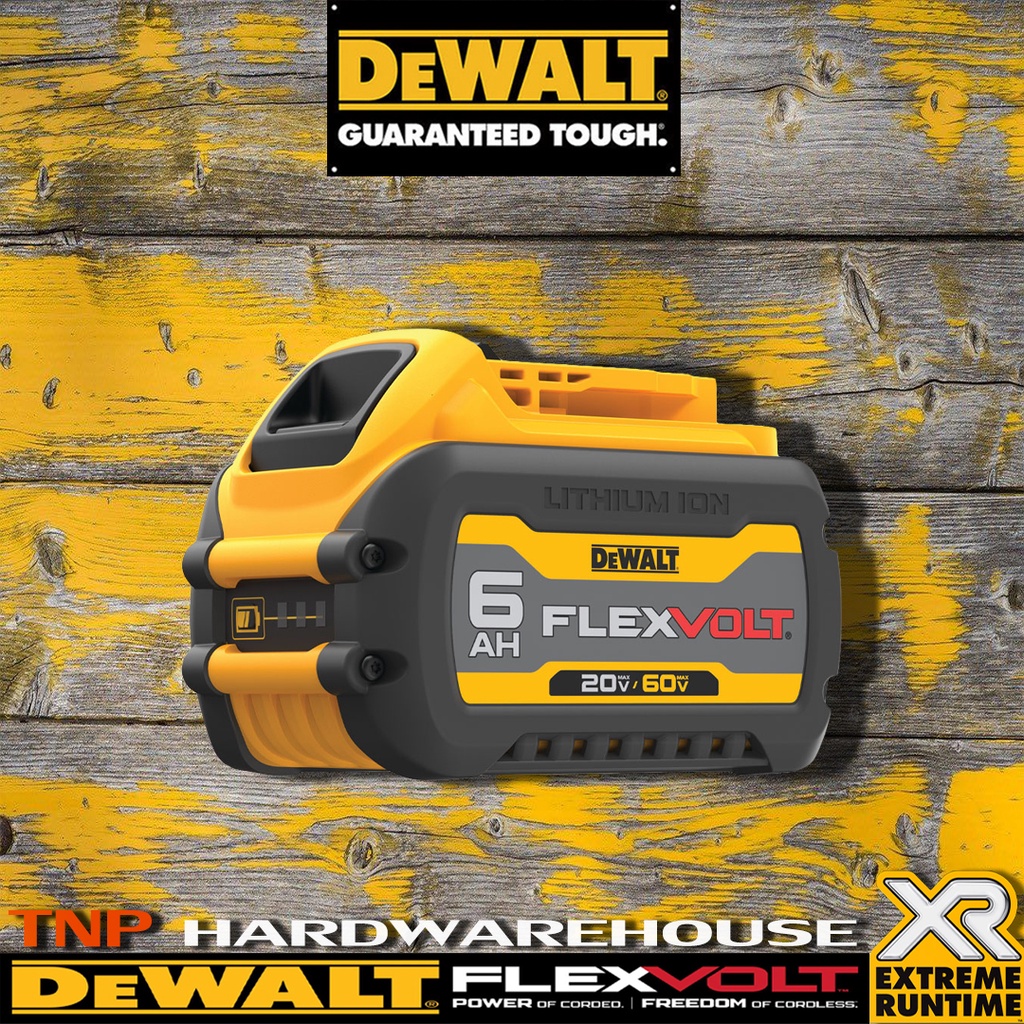 DEWALT DCB606 20V60V MAX FLEXVOLT 6.0 AH BATTERY (ประกัน 1 ปี) - tnp ...