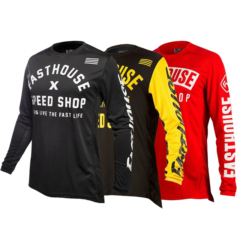Pro Jersey Bmx Mtb Dh Racewear เสื้อลําลองสําหรับผู้ชายแขนสั้นเหมาะกับ ...