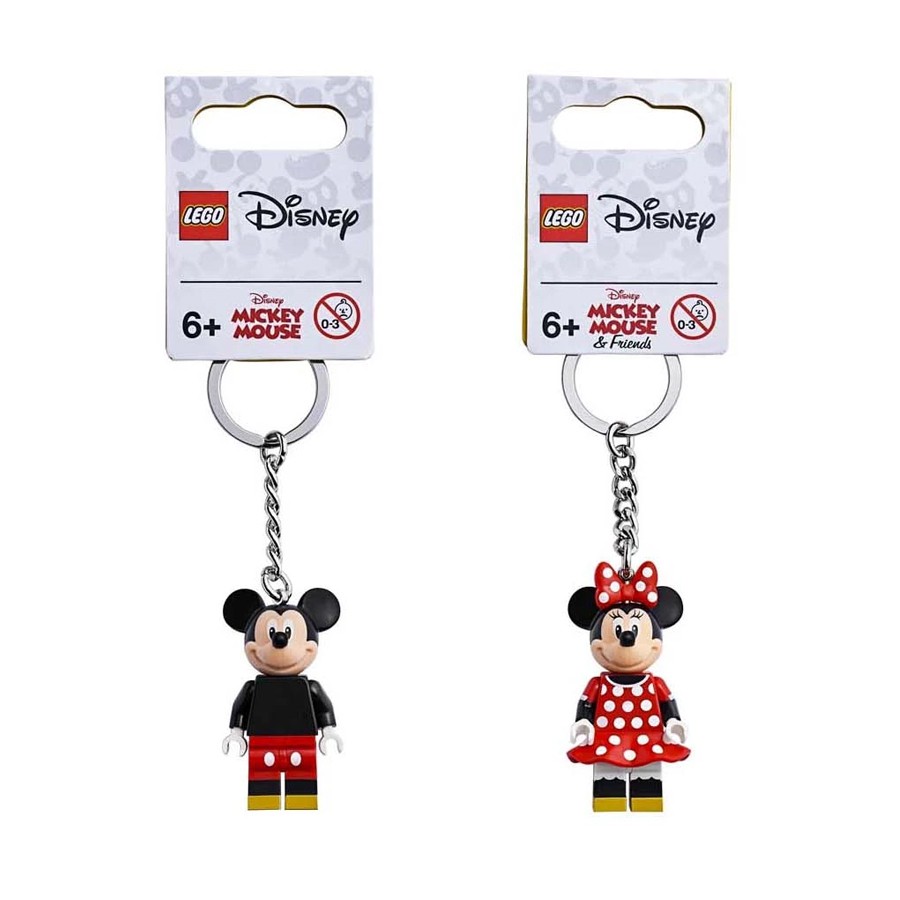 853998 853999 ชุดพวงกุญแจ LEGO Disney - Mickey and Minie Key Chain Set ...