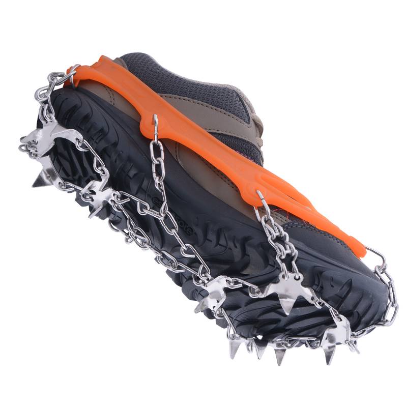 Crampons กลางแจ้งปีนเขาหิมะ Anti-Skid รองเท้า Snow Claws เด็กง่ายเล็บ ...