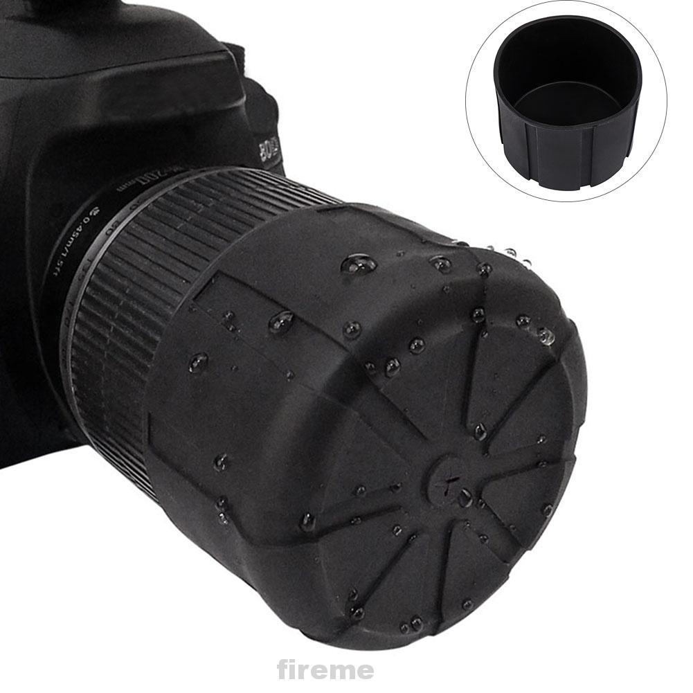 Lens Cover Protector Universal SLR Camera Anti-Dust Silicone Waterproof ...