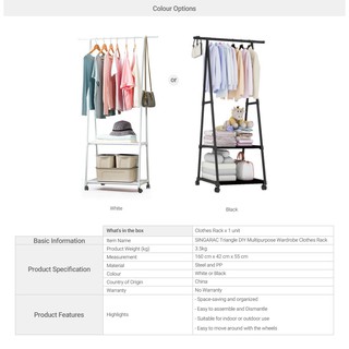 Metal Triangle Clothes Rack Cloth Rack Clothes Garment Hanging ...