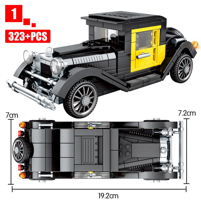 ⊕Lego Series City Mechanical Classic Car MOC Model Bricks Creator ...