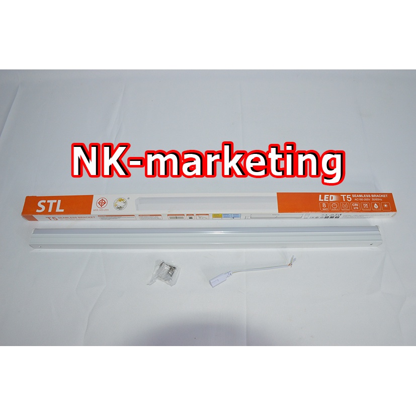 ชุดหลอดไฟ LED T5 4w 8w 12w 16w STL มอก. -led seamless ชุดนีออนT5พร้อมหลอดไฟ นีออนหลอดผอม ไฟ ...