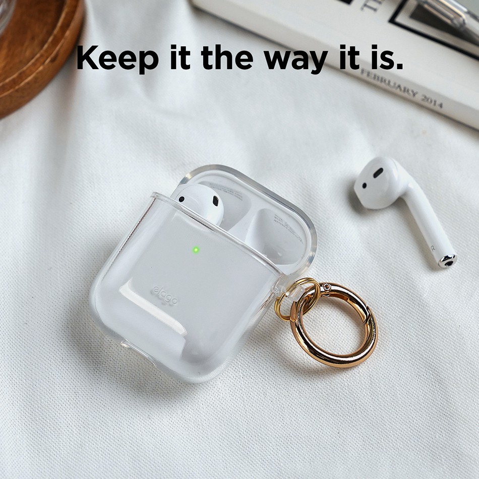 Elago AirPods 12 Clear Hang Case (Premium Silicone) - 4qa3787aln - ThaiPick