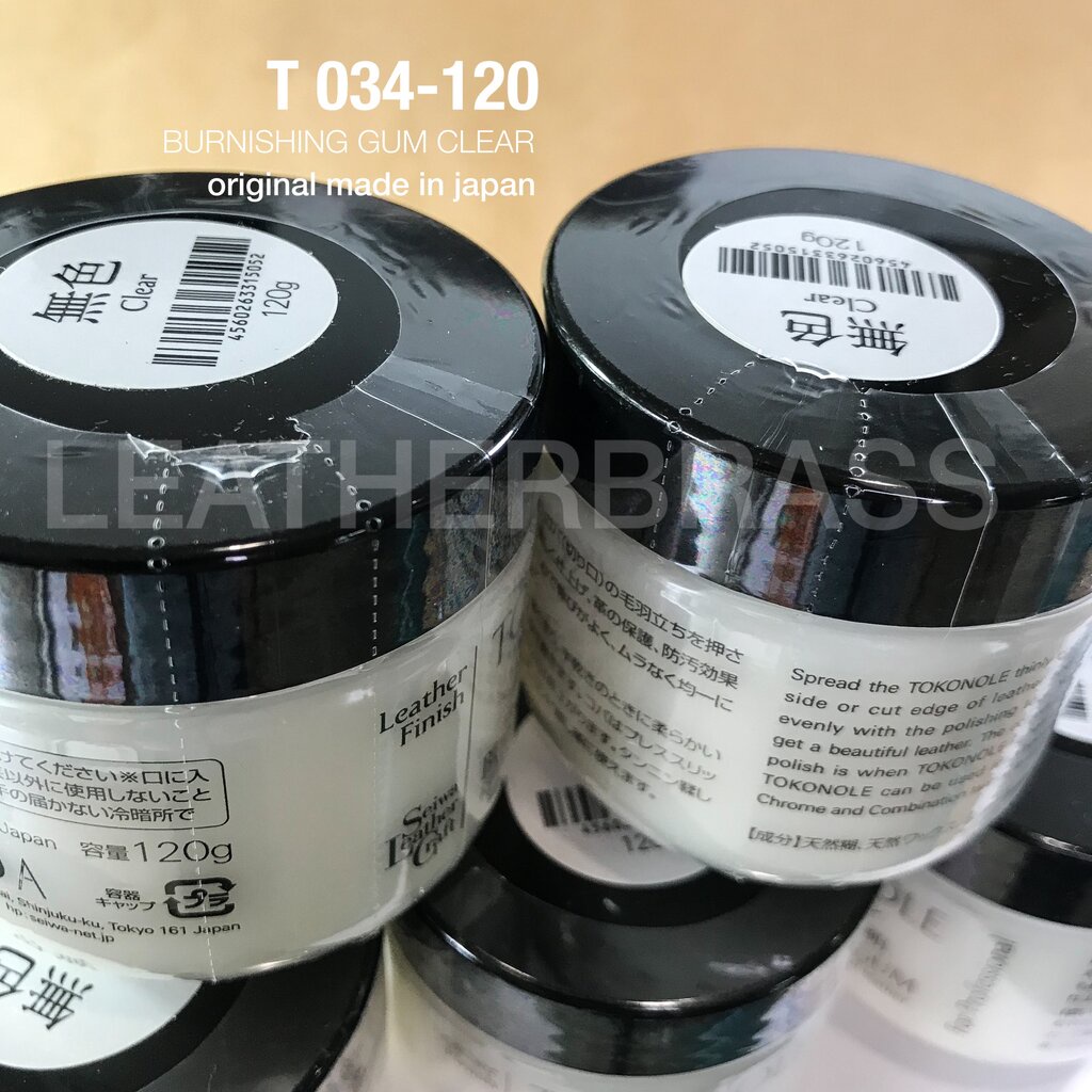 T034-120 Gum กระปุก ขนาด 120 กรัม น้ำยาขัดขอบ สีใส ยี่ห้อ Seiwa Tokonole อุปกรณ์งานหนังราคาต่อ ...