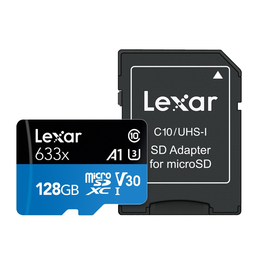 Memory Cards Lexar 128GB High Performance 633x wadapter RW up to 9545 ...