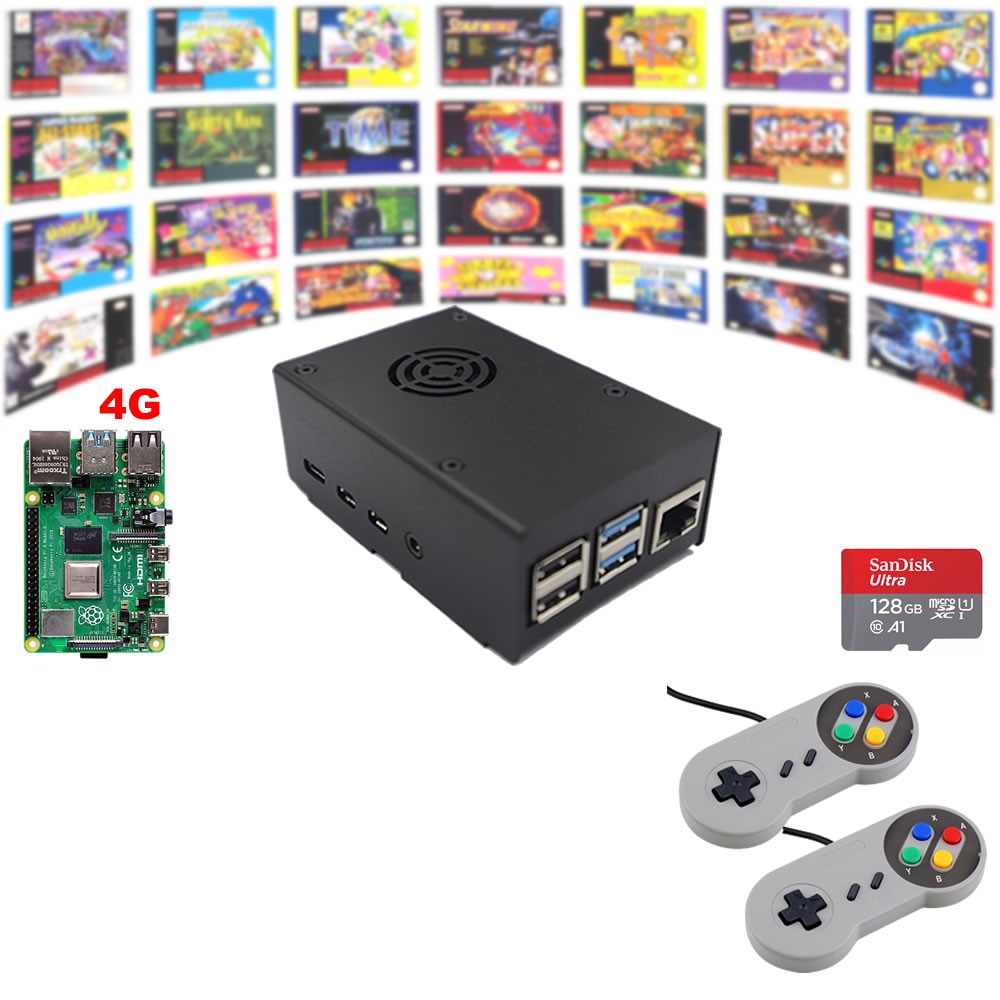 8 Bit Retro Video Game Console With Two Gamead BuiltIn 620 Games ...