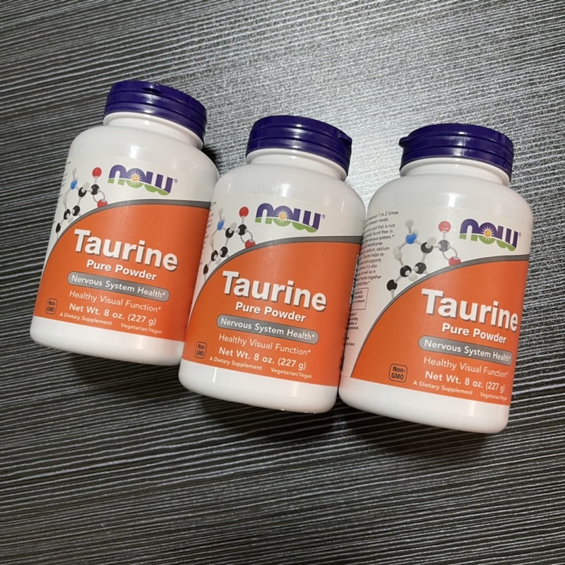 พร้อมส่งNOW Taurine pure powder ทอรีนผสมในบาร์ฟแมว ช่วยบำรุงหัวใจและ ...