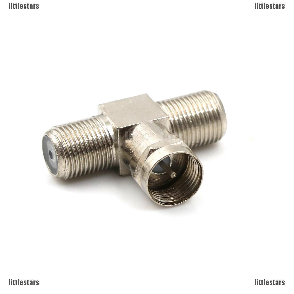 {LUV} Male to 2 Female 2 Way F-Type Splitter Combiner TV Virgin Cable ...