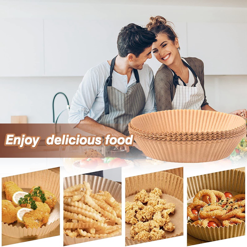 Air Fryer Disposable Paper Liner Kit Non-Stick Baking Paper For Air ...