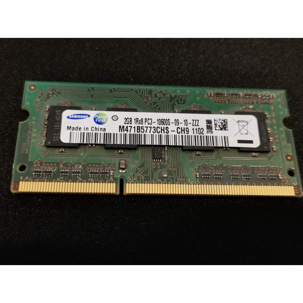 204-Pin SODIMM: Samsung M471B5773CHS-CH9 - 2GB 1333Mhz PC3-10600S DDR3 ...
