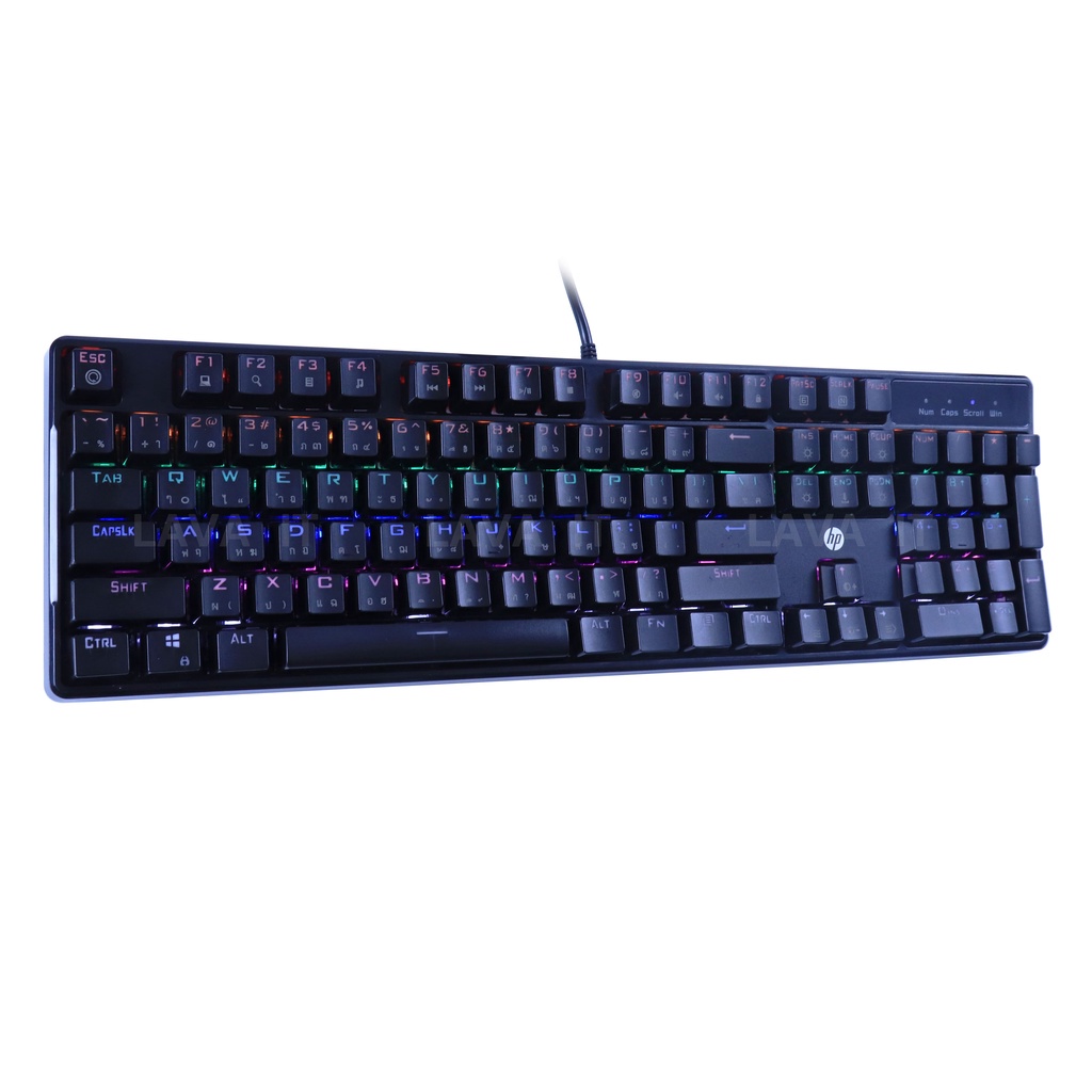 HP GK320 Gaming Mechanical Keyboard คีย์บอร์ดเกมมิ่ง กันน้ำและฝุ่น ...