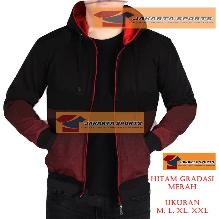 เสื้อแจ็คเก็ต Guys Distro Y7I7 สีดําสีแดงไล่โทนสี - rotudastoreaw.th ...