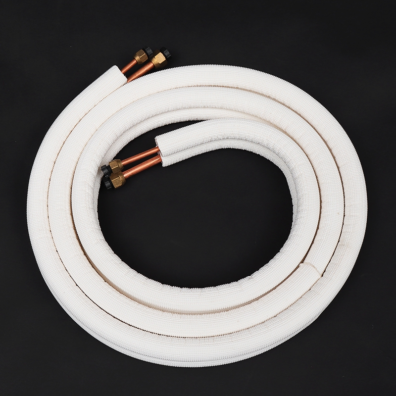 3m Air Conditioner Pair Coil Tube 1/4" 3/8" Insulate Copper Pipe Split ...