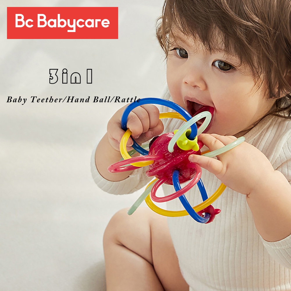 Cartoon Animal Baby Light Music Rattle Ball Hand Bell Educational ...