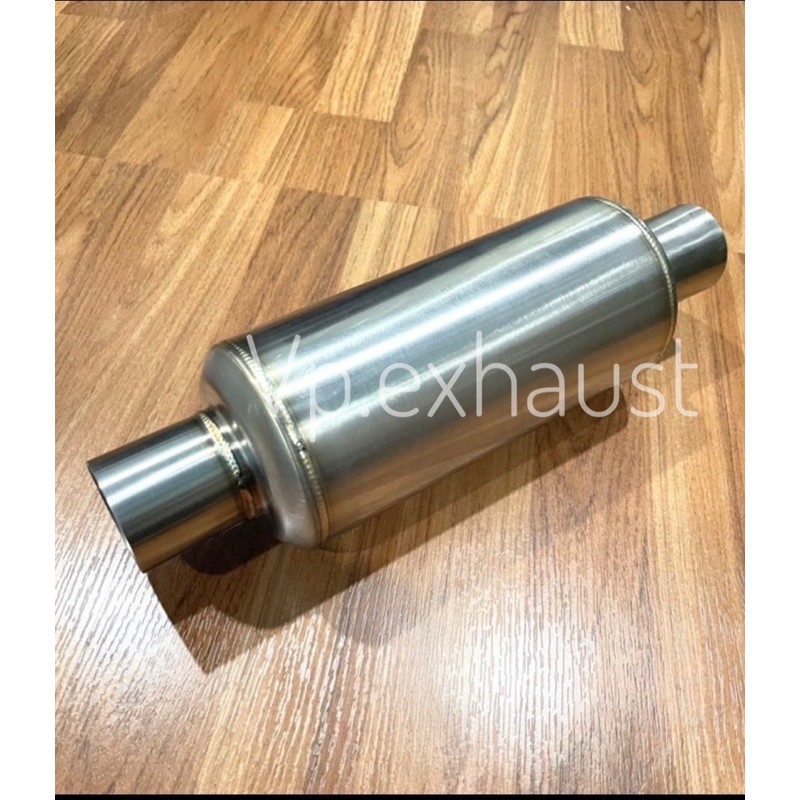 ท่อพักกลาง 4x8สแตนเลส 304 หม้อแทนแคตใบกลาง พักกลาง รถเก๋ง รู 1.62.02.5นิ้วไส้เกลียว ไส้จิก ไส้ ...