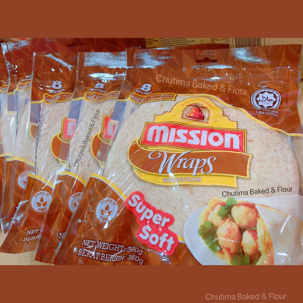 Mission Wraps Original แผ่นแป้งตอติญ่าสำเร็จรูป รส ออริจินัล tortillas ...