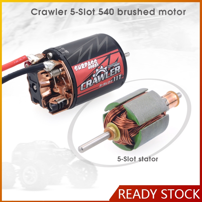 540 Brushed Motor 11T/13T/16T/20T 60A RC ESC Combo Set for Remote ...