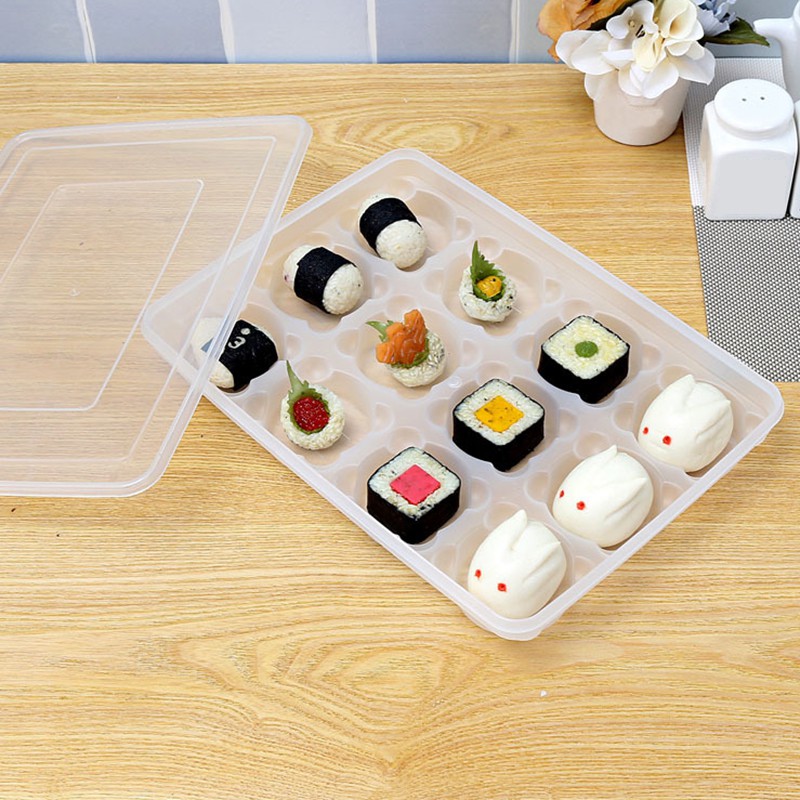 Sushi Storage Box Rack Shelf Holder Case Organizer Fresh-keeping ...