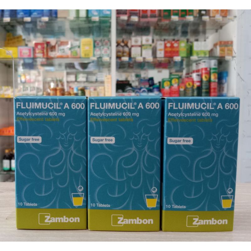 (พร้อมส่ง) แนคลอง NAC long Mega muclear และFluimucil เม็ดฟู่ละลายน้ำ ...