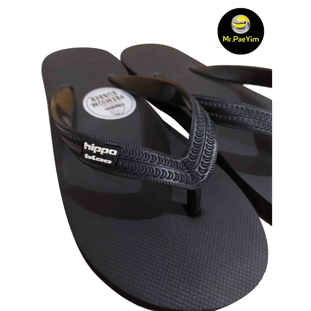 รองเท้าแตะ HippoBloo ดำล้วนหูใหญ่ 6LMA - 1kqha6j7rg - ThaiPick