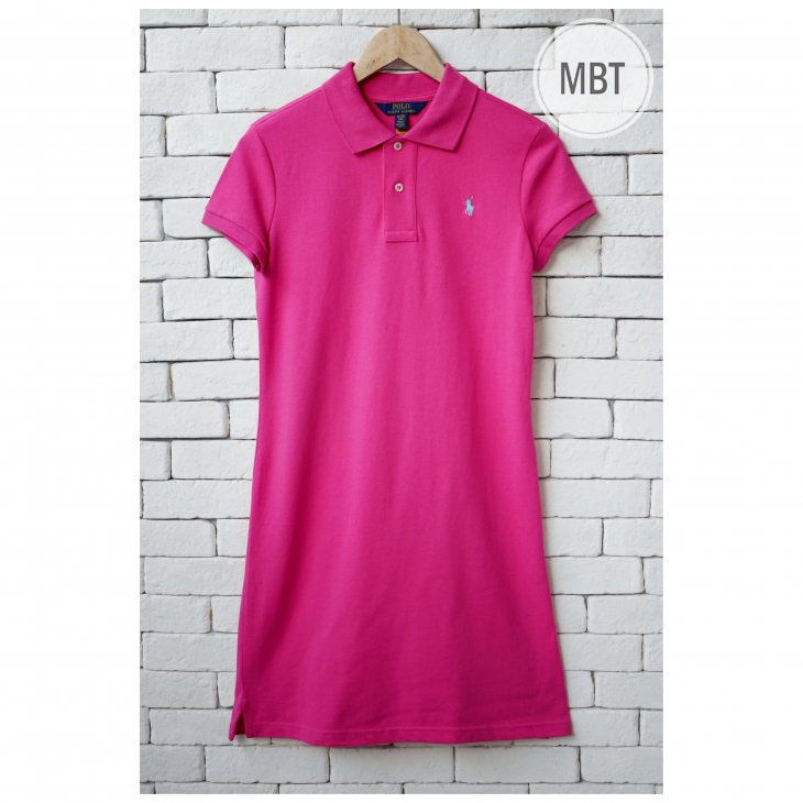 POLO RALPH LAUREN GIRLS COTTON MESH POLO DRESS ชุดเดรสผู้หญิง เด็ก ...