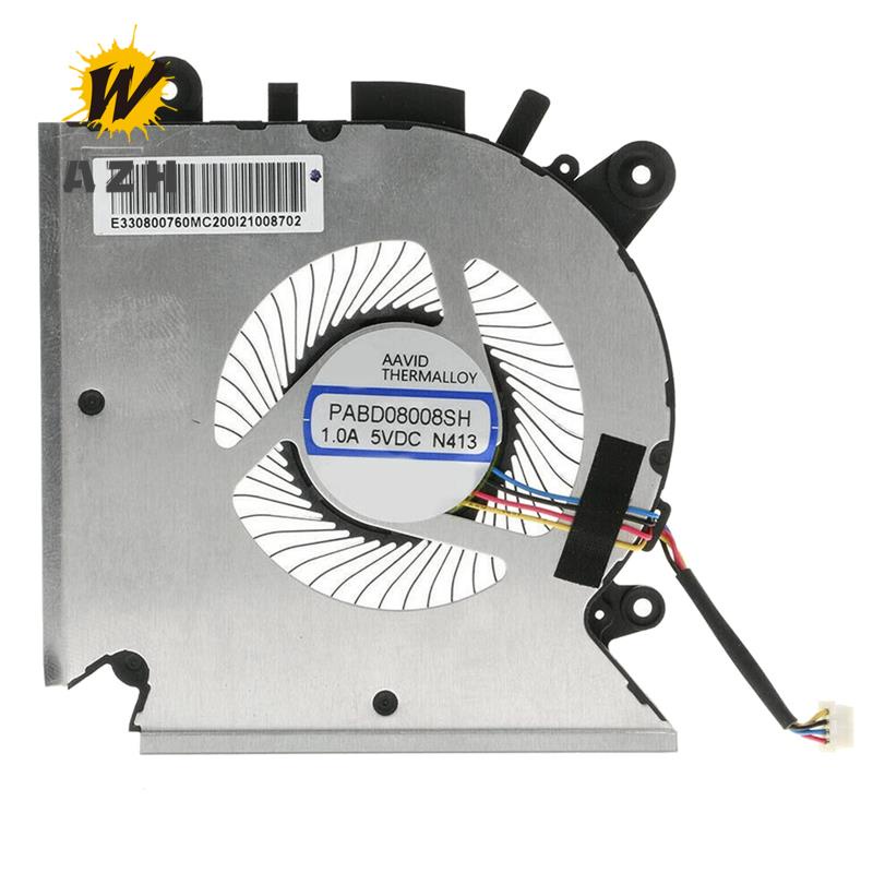 พัดลมระบายความร้อน CPU สําหรับ MSI GF63 MS-16R1 MS-16R2 PABD08008SH ...
