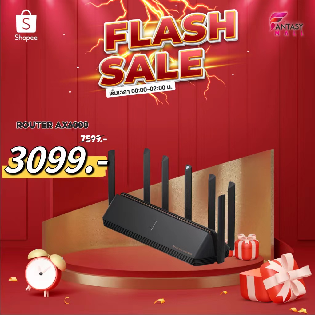 Xiaomi AIoT AX3600 Router WiFi6 IoT 5G AX6000 เราเตอร์รับสัญญาณ Wi-Fi ...