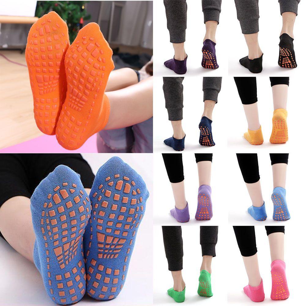 EMILEE 1 Pair Foot Massage Skid Floor Socks Breathable Cotton Anti-Slip ...