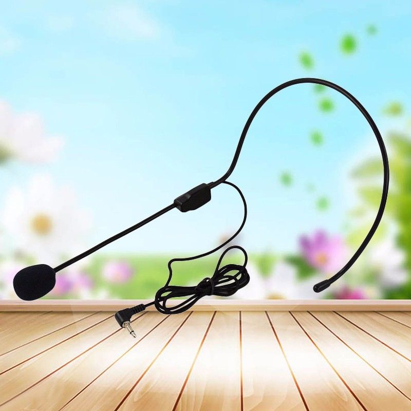 Voice Amplifier Speaker Mini Portable 3.5MM Head-mounted Wireless ...