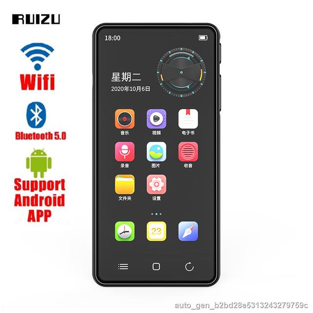 Ruizu H8 HD Touch Screen 4.0inch WIFI Android MP4 player Bluetooth 5.0 ...