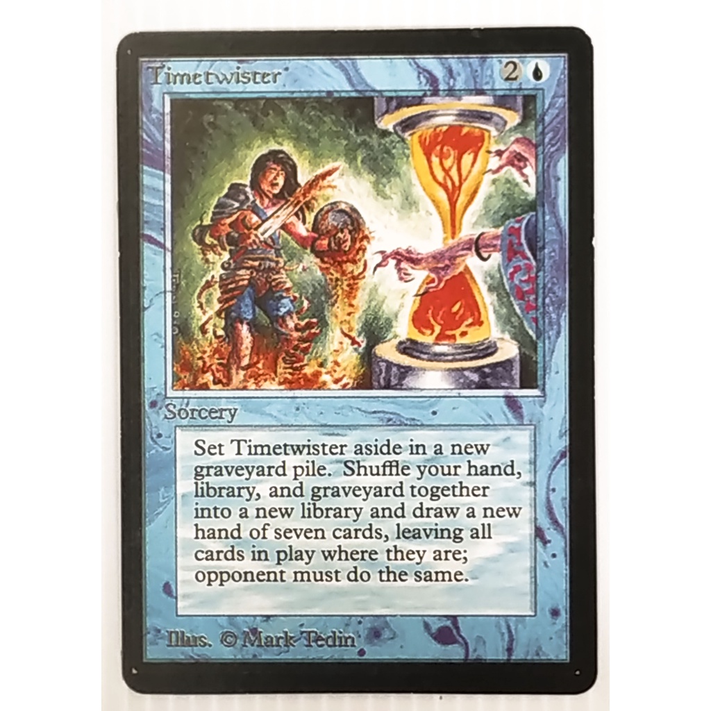 MTG Card Black Core - Vintage Set - Sorcery - Timetwister (Magic: The ...
