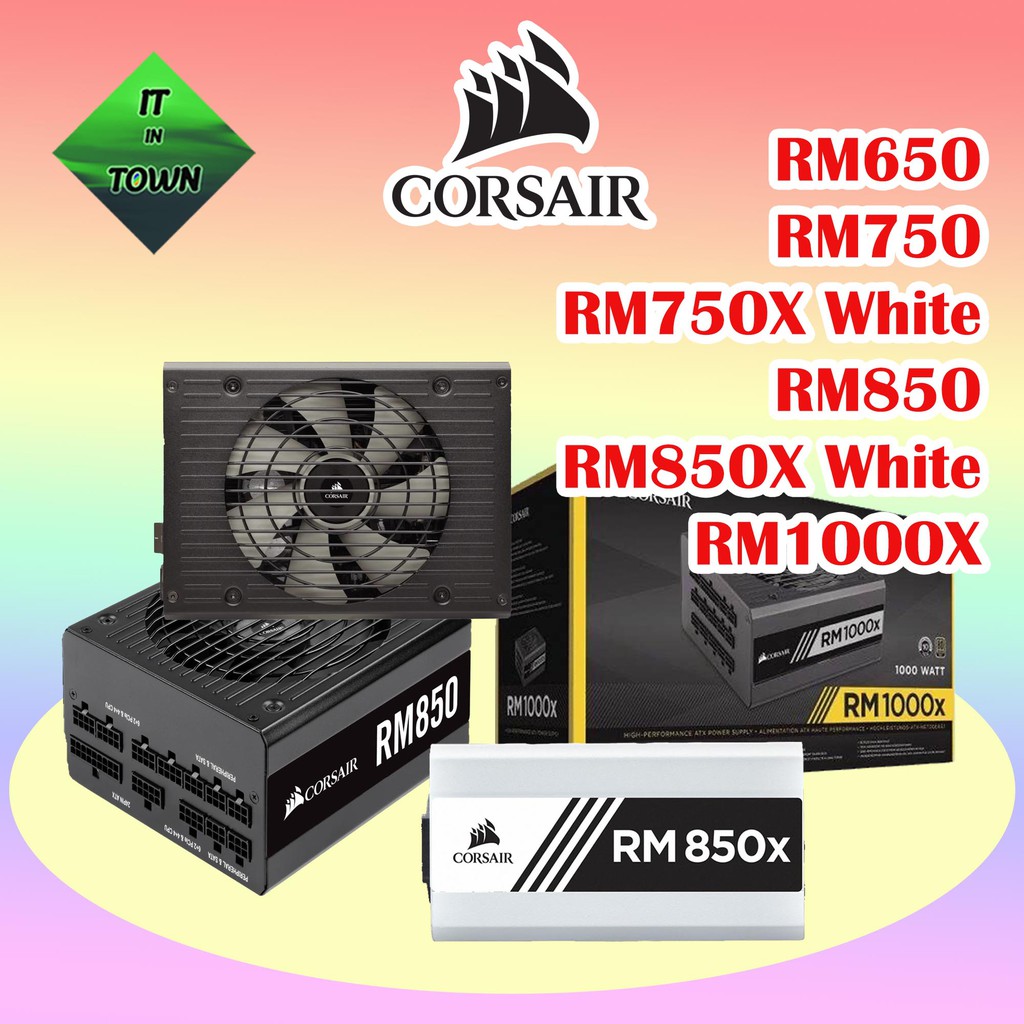 Corsair HX1200 HX850 RM1000X RM850 RM750 80 Plus Gold Fully Modular ...
