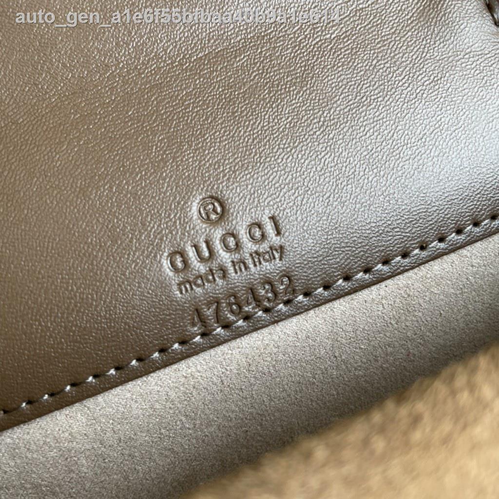 Leather bags Gucci Gucci 2021 new one shoulder chain underarm messenger ...
