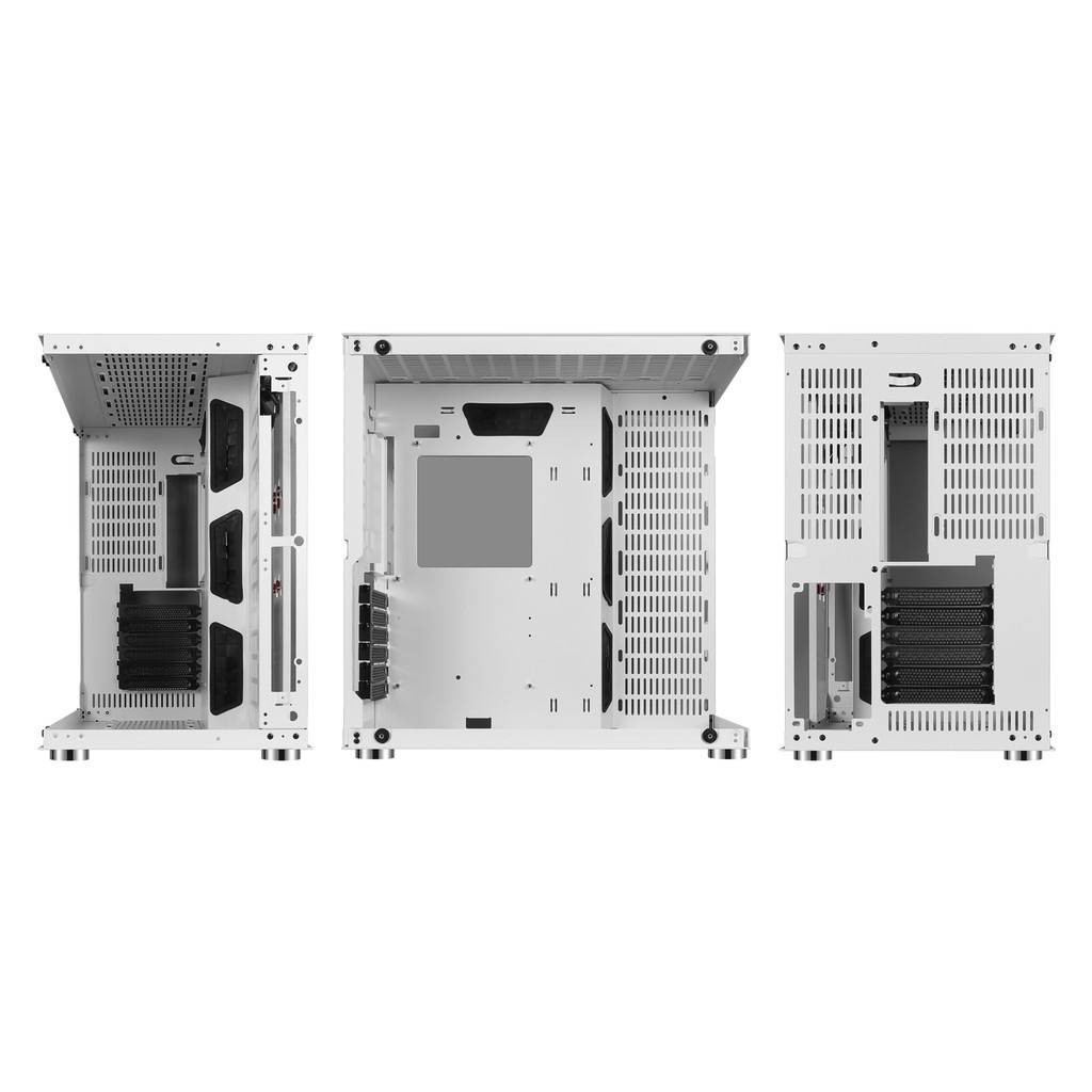 TSUNAMI Protector Vision II ATX Case Diamond ARGB 12CM ARGB Cooling Fan ...