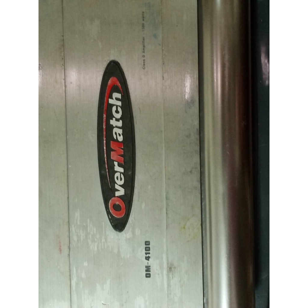 เพาเวอร์แอมพ์มือสองOVERMATCH รุ่น OM-4100 POWER AMPLIFIER | Shopee Thailand