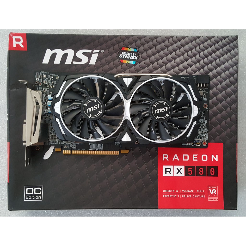 VGA MSI Armor RX 580 8GB OC - rabbitstorm - ThaiPick