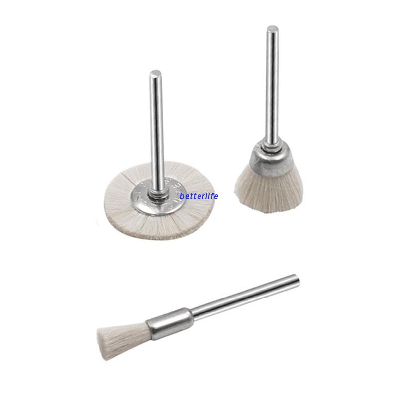 100x 25mm Wool Felt Polishing Buffing Round Wheel Tool - oudhyed.th ...