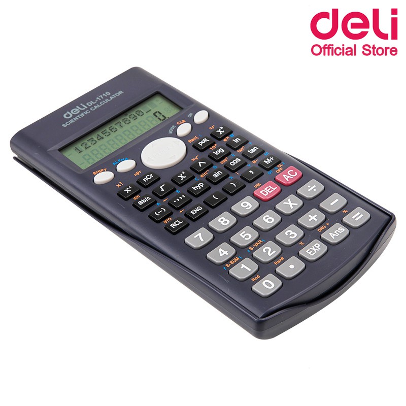 Deli 1710 Scientific Calculator เครื่องคิดเลขวิทยาศาสตร์ 12หลัก 240ฟังก ...
