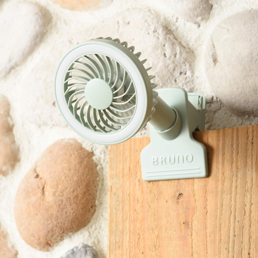 พร้อมส่ง พัดลมพกพา พัดลมคลิปหนีบ BRUNO Portable Clip Light Fan - BDE035 ...