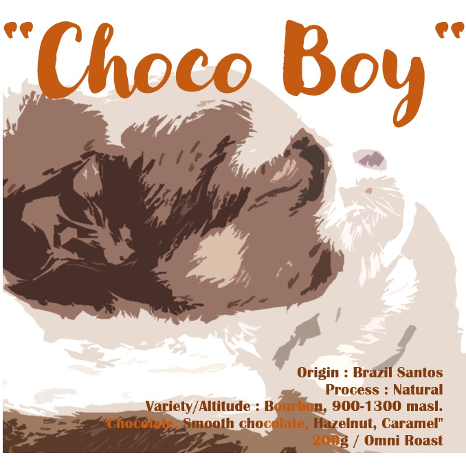 เมล็ดกาแฟ Choco Boy - Chocolate Smooth chocolate Hazelnut Vanilla ...