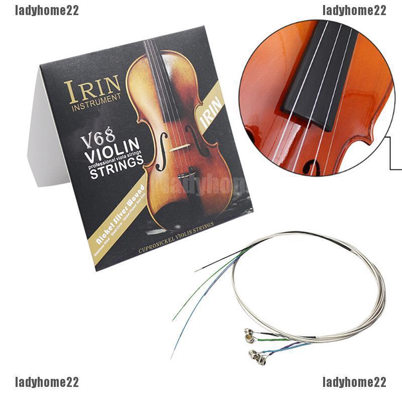 LHFull Set (E-A-D-G) Violin String Fiddle Strings Steel Core Nickel ...